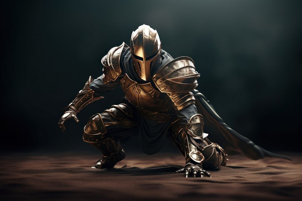 Armor suite knight protection darkness. | Premium Photo - rawpixel