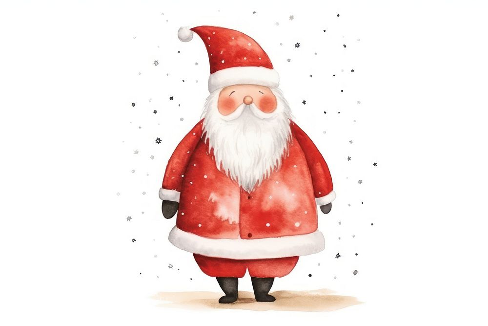Santa cos christmas winter white | Free Photo Illustration - rawpixel