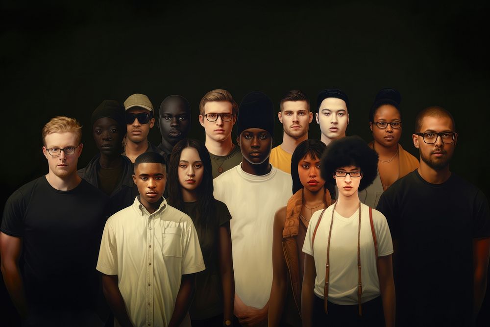 Racism portrait glasses adult. AI | Free Photo - rawpixel