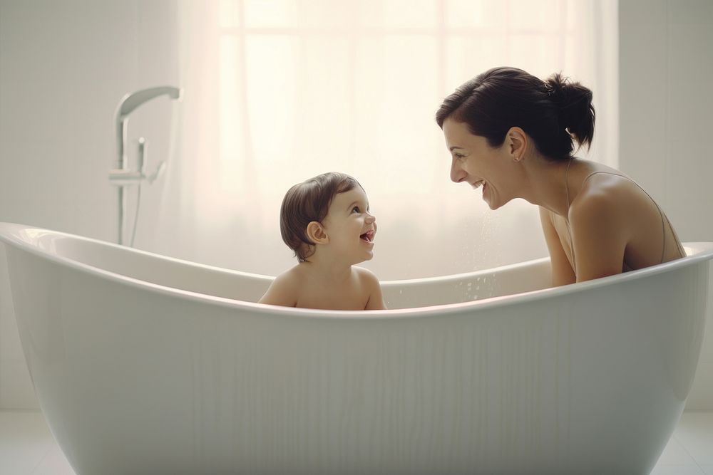 Bathtub bathing adult togetherness | Free Photo - rawpixel