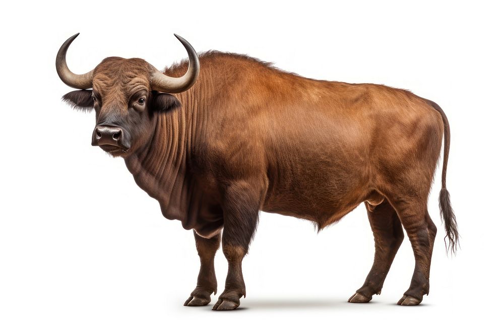 Gaur livestock wildlife standing. AI | Free Photo - rawpixel