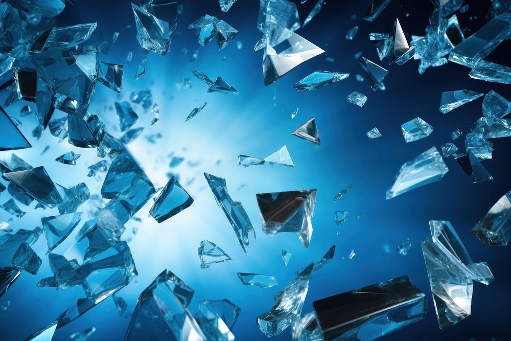 Backgrounds crystal broken motion. AI | Free Photo - rawpixel