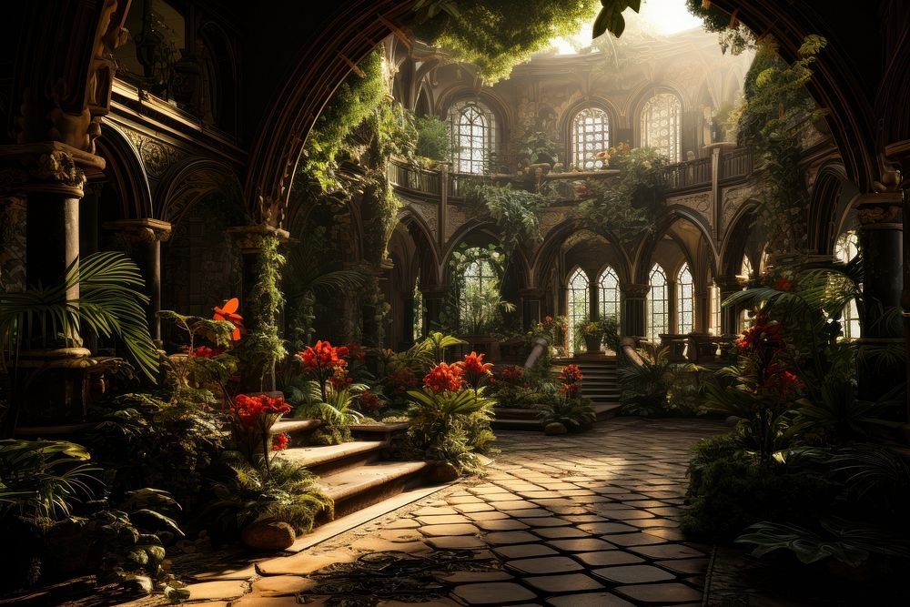 Plant architecture building outdoors. | Premium Photo - rawpixel