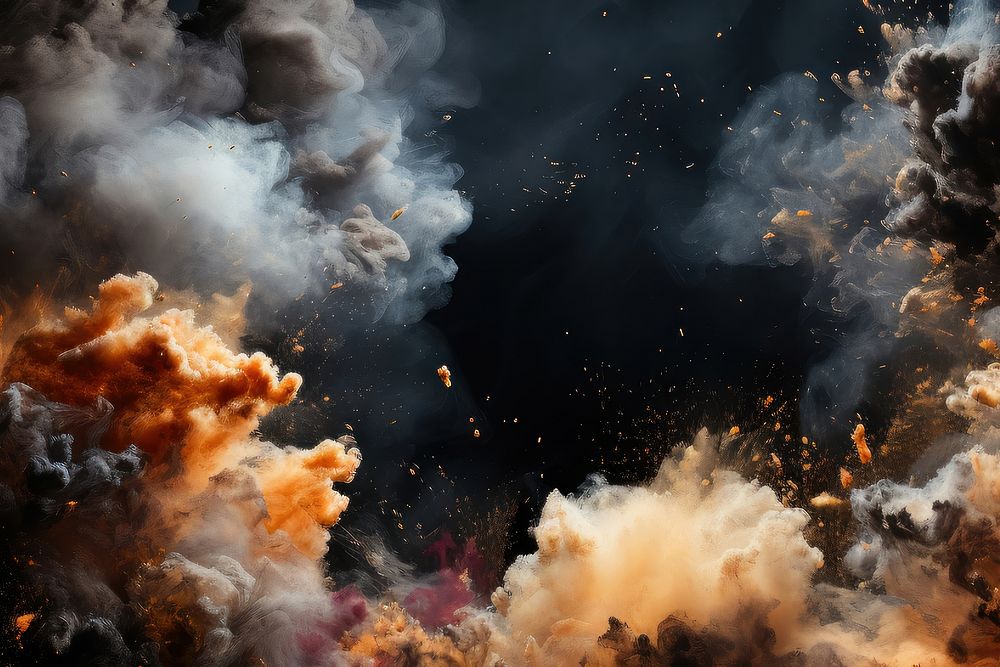 Explosion smoke cloud backgrounds. AI | Free Photo - rawpixel