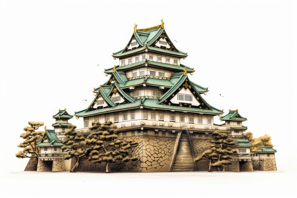 Osaka Castle architecture building temple | Free Photo - rawpixel