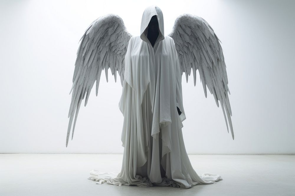 Angel white representation spirituality. AI | Premium Photo - rawpixel