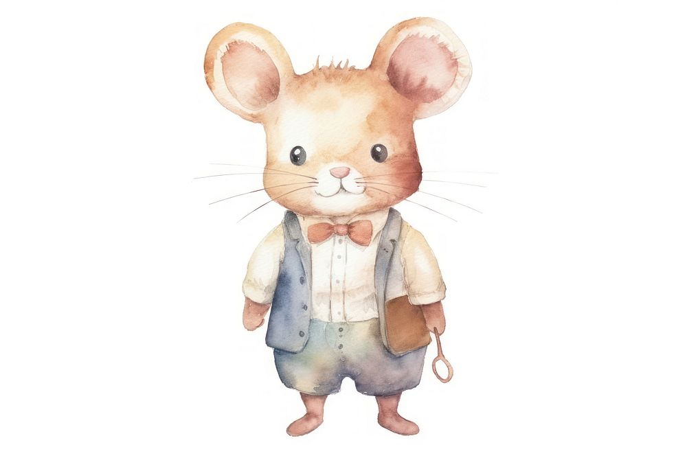 Mouse teacher cartoon animal cute. | Free Photo Illustration - rawpixel