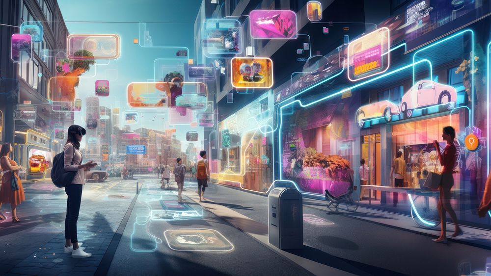 Metaverse city | Free Photo Illustration - rawpixel