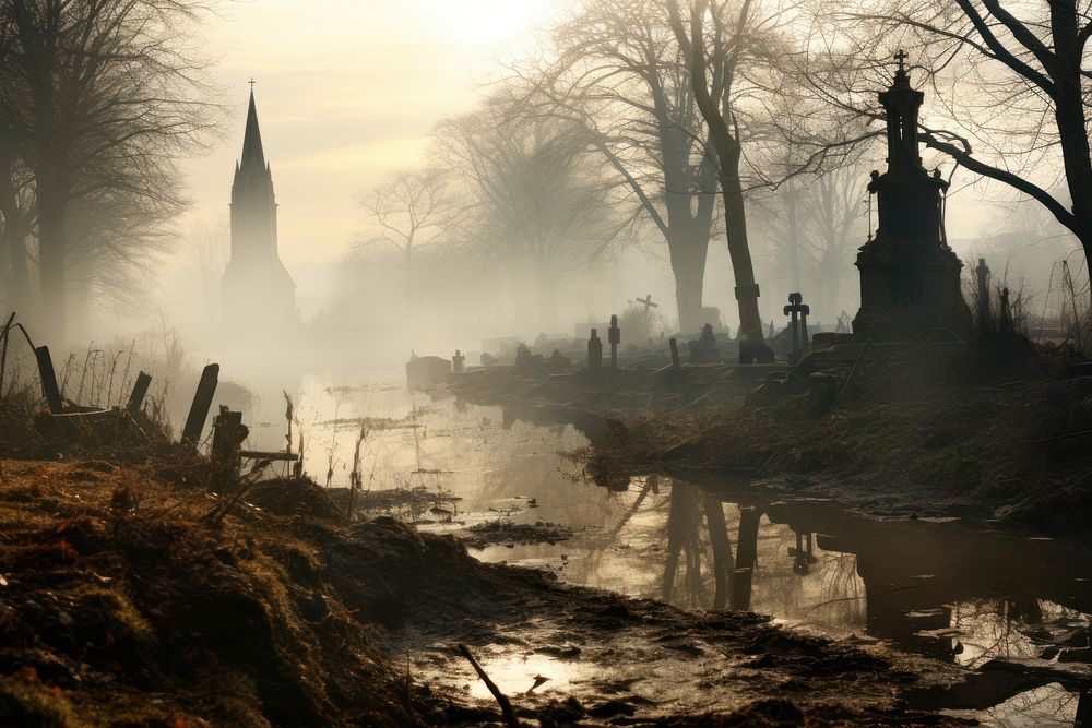 Old graveyard architecture outdoors cemetery. | Premium Photo - rawpixel