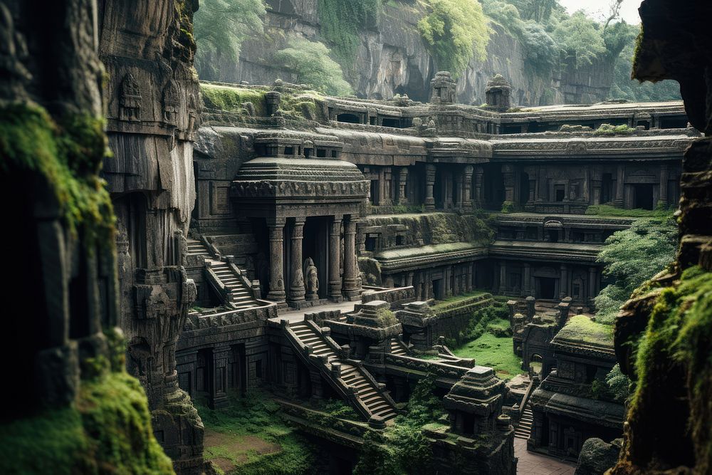 Ancient temple outdoors nature plant. | Free Photo - rawpixel