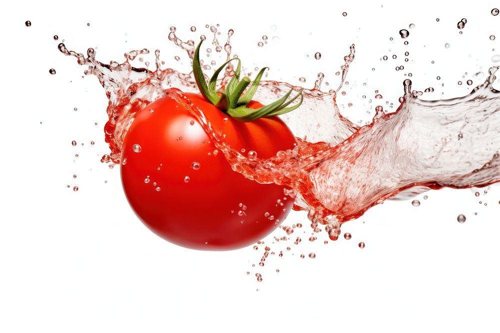 Tomato Splash tomato vegetable plant. | Premium Photo Illustration ...