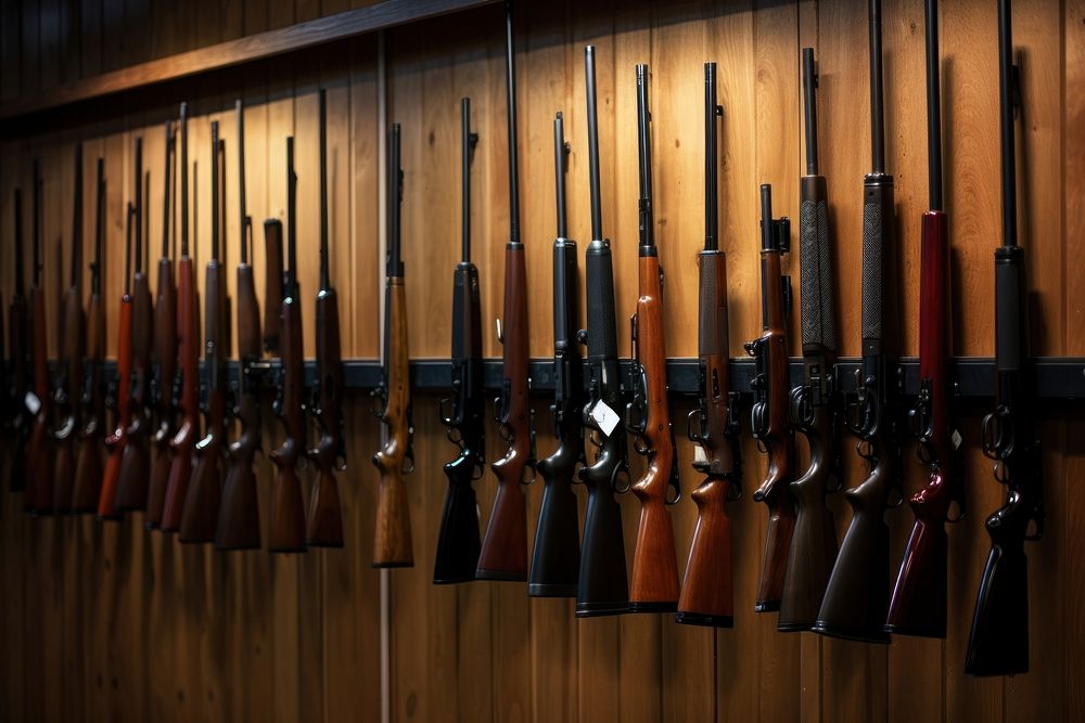 Rifles Hanging Wall rifle hanging | Free Photo - rawpixel