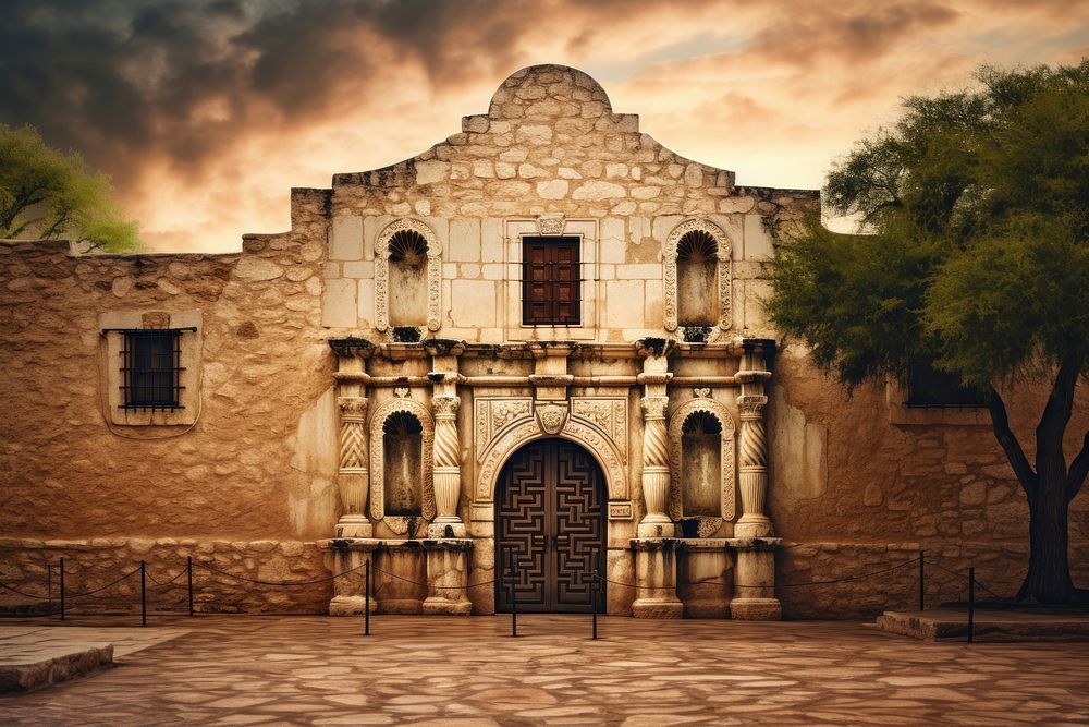 Alamo architecture building house. | Premium Photo - rawpixel