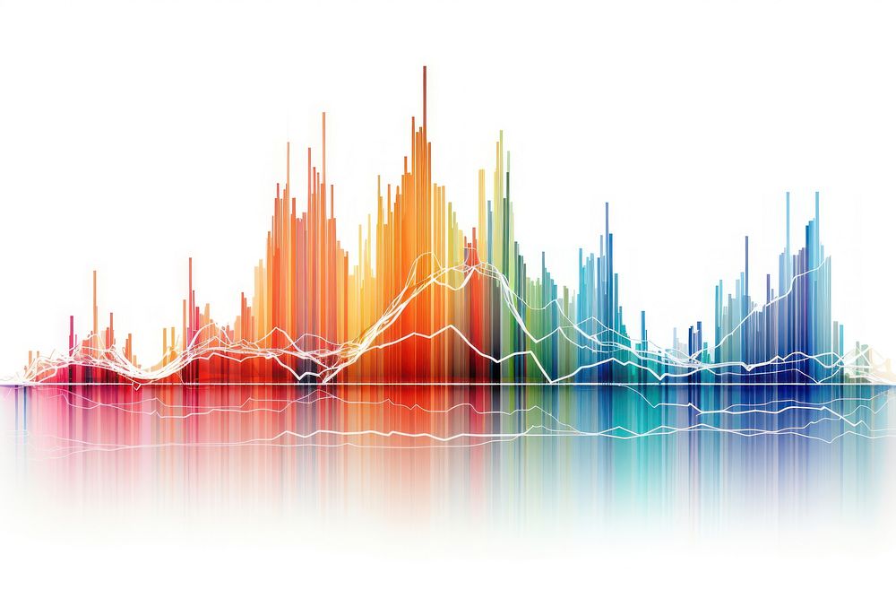 Stock market backgrounds white background | Premium Photo Illustration ...