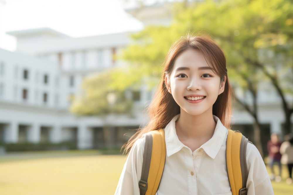 Thai college student university outdoors | Free Photo - rawpixel