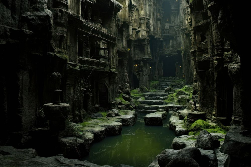 Underworld outdoors nature architecture. | Premium Photo - rawpixel