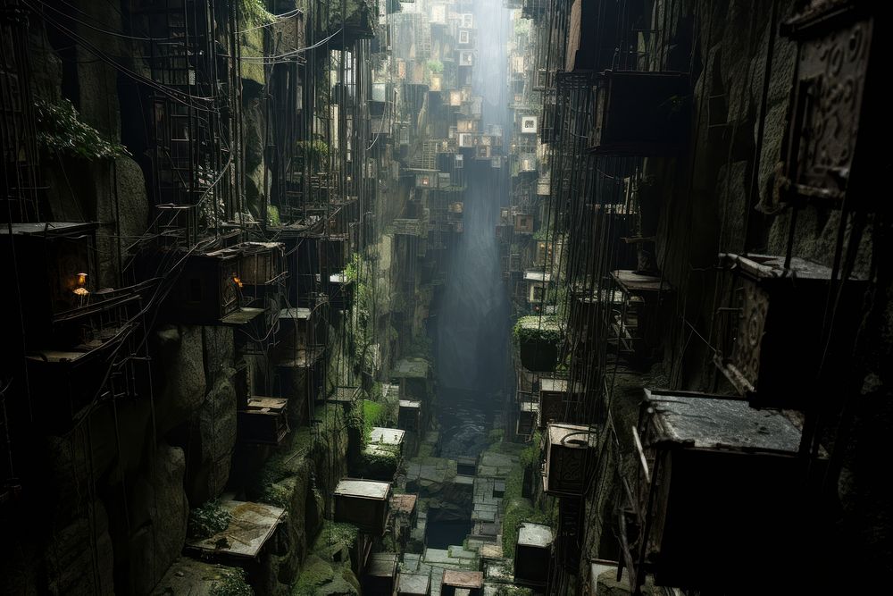 Underworld street city infrastructure. AI | Premium Photo - rawpixel