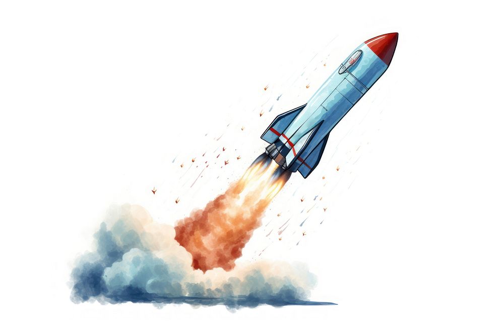 Rocket aircraft missile vehicle. AI | Free Photo Illustration - rawpixel