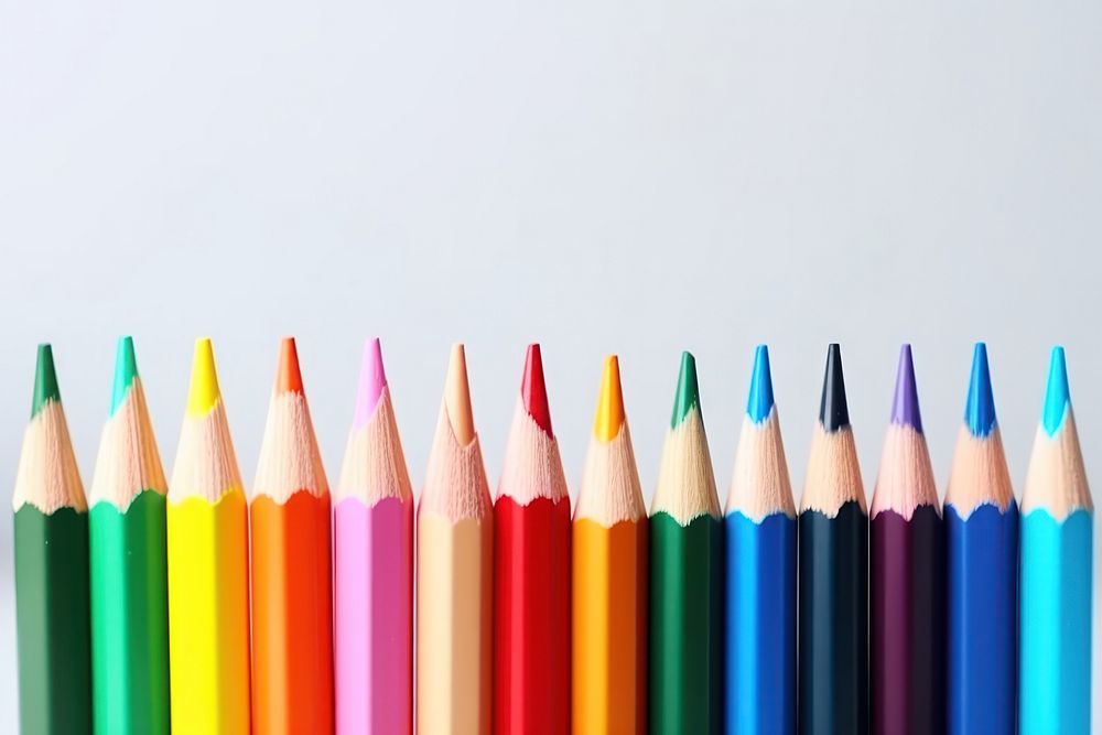 Colorful pencil backgrounds arrangement creativity | Free Photo - rawpixel
