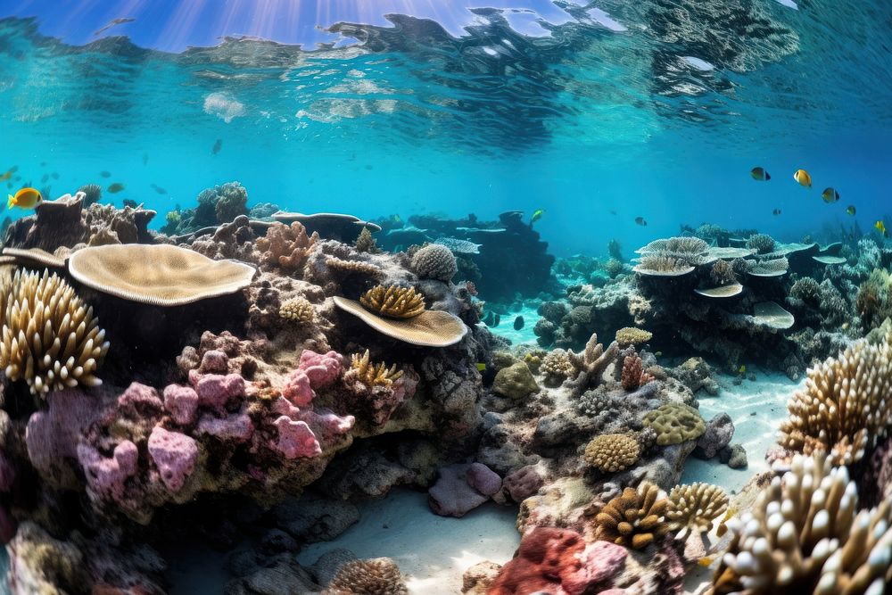 Reef landscape underwater outdoors nature. | Premium Photo - rawpixel