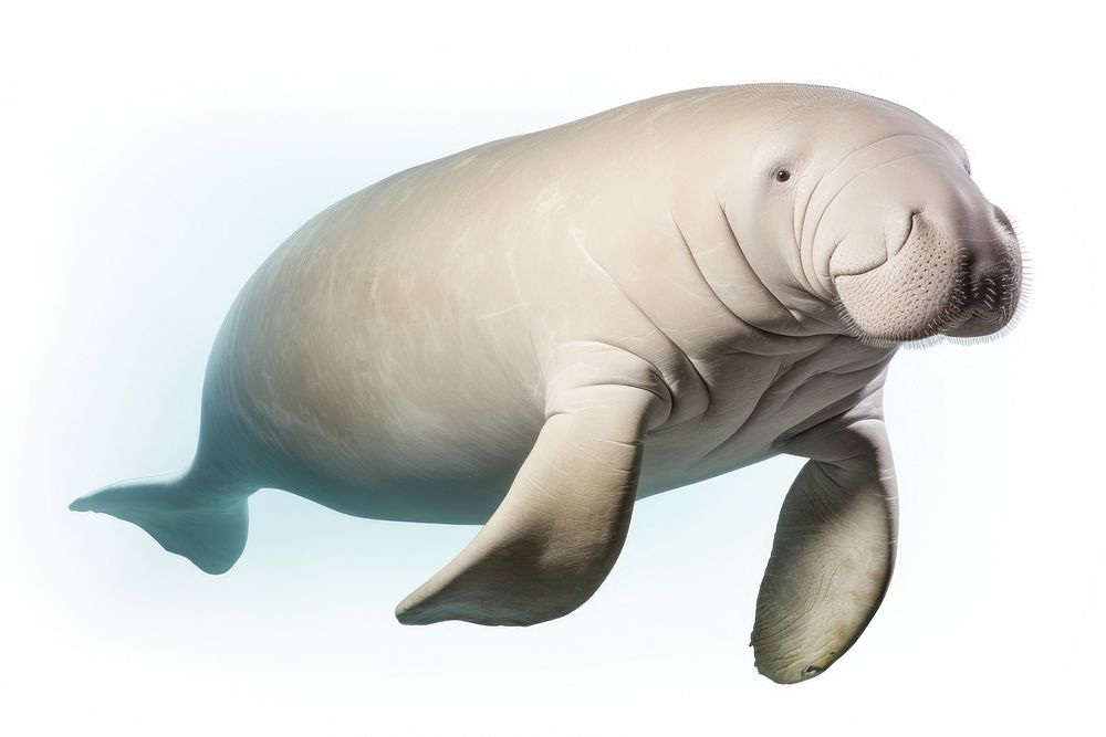 Dugong swimming animal mammal. AI | Premium Photo - rawpixel