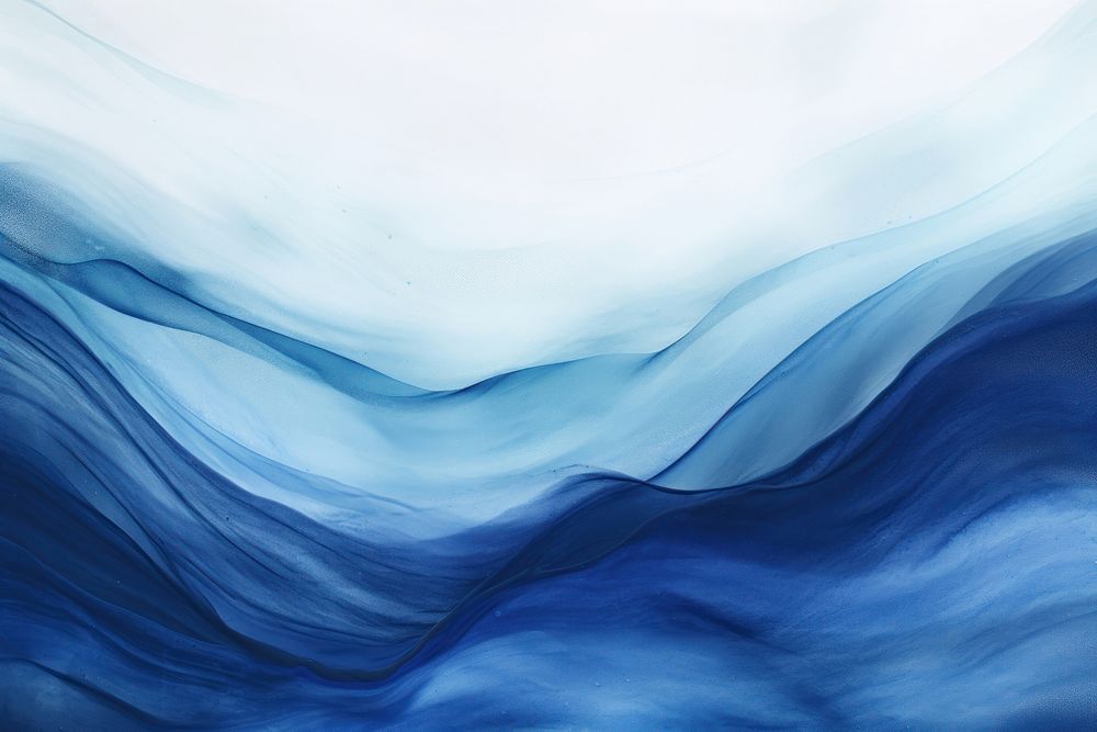 Dark blue abstract painting wavey | Free Photo Illustration - rawpixel