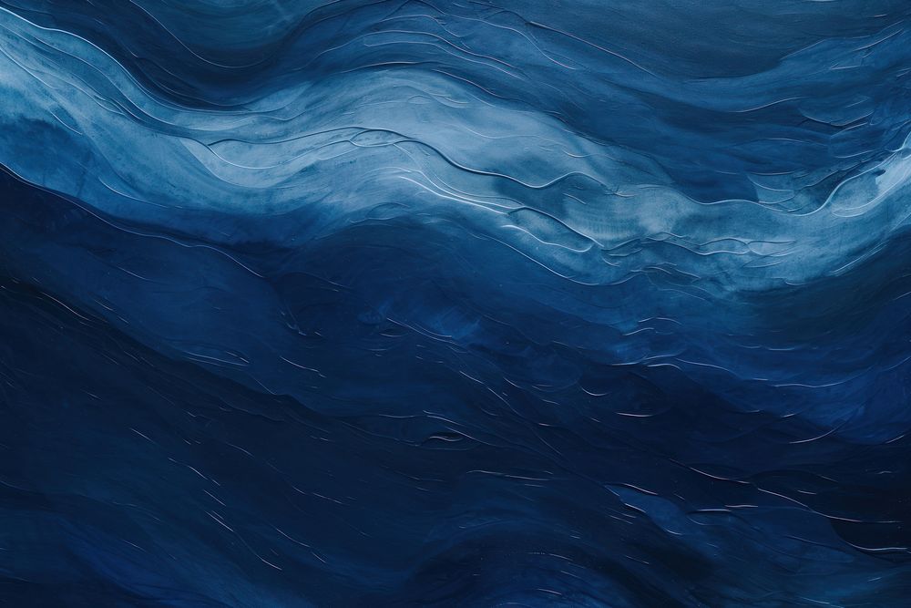 Dark blue abstract painting wavey | Premium Photo Illustration - rawpixel