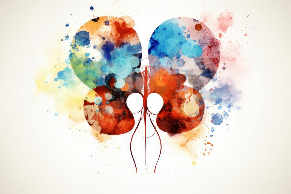 Kidney abstract creativity painting drawing. | Free Photo Illustration ...