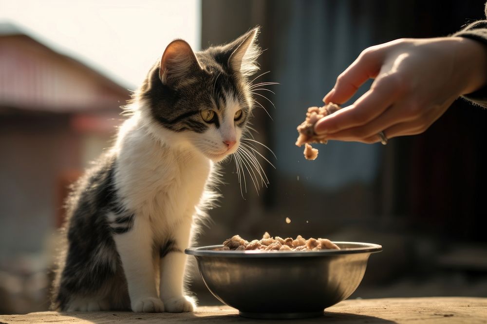 Kind female volunteer feeding animal | Free Photo - rawpixel