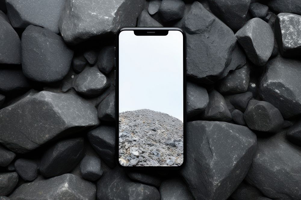 Smartphone rock electronics technology. | Premium Photo - rawpixel