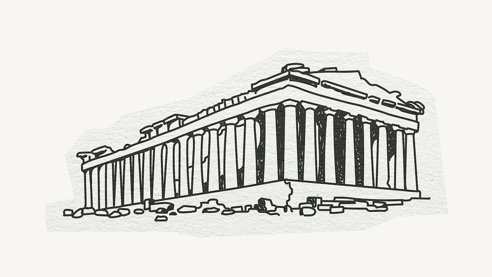 Acropolis Athens, historical landmark Greece | Premium PSD - rawpixel