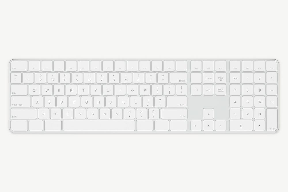 Computer keyboard mockup psd | Premium PSD Mockup - rawpixel