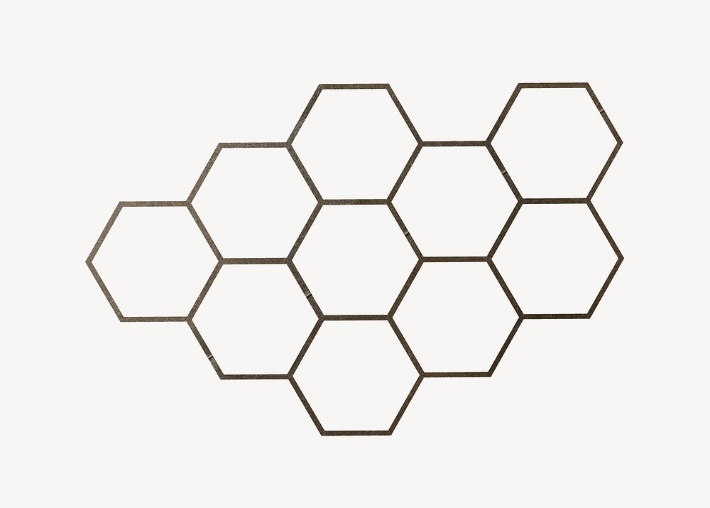 Honeycomb, geometric hexagon shape | Free Photo Illustration - rawpixel