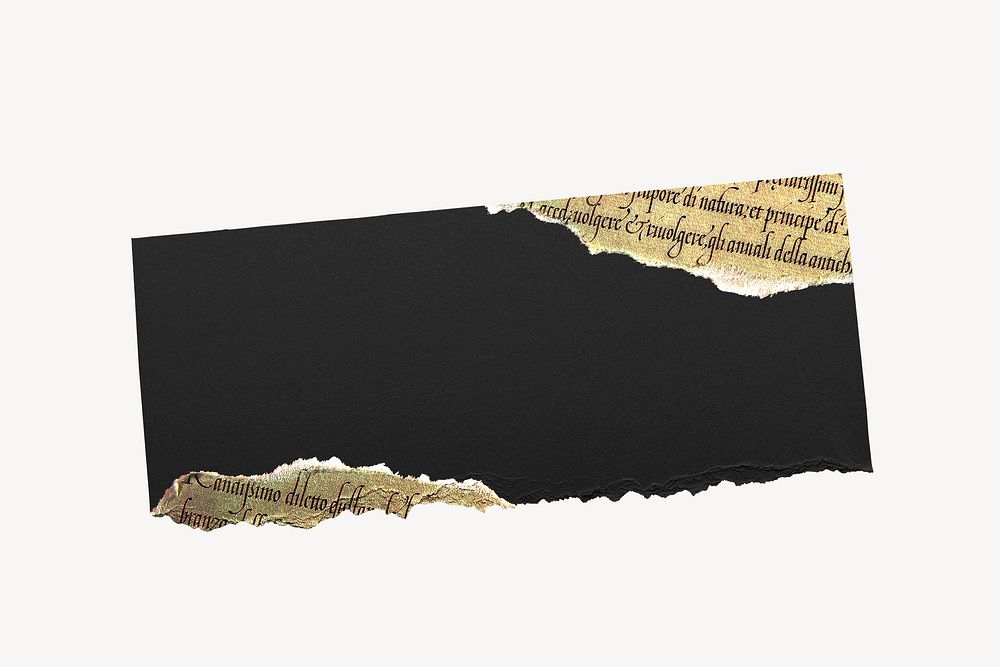 Black ripped paper, element | Free Photo Illustration - rawpixel