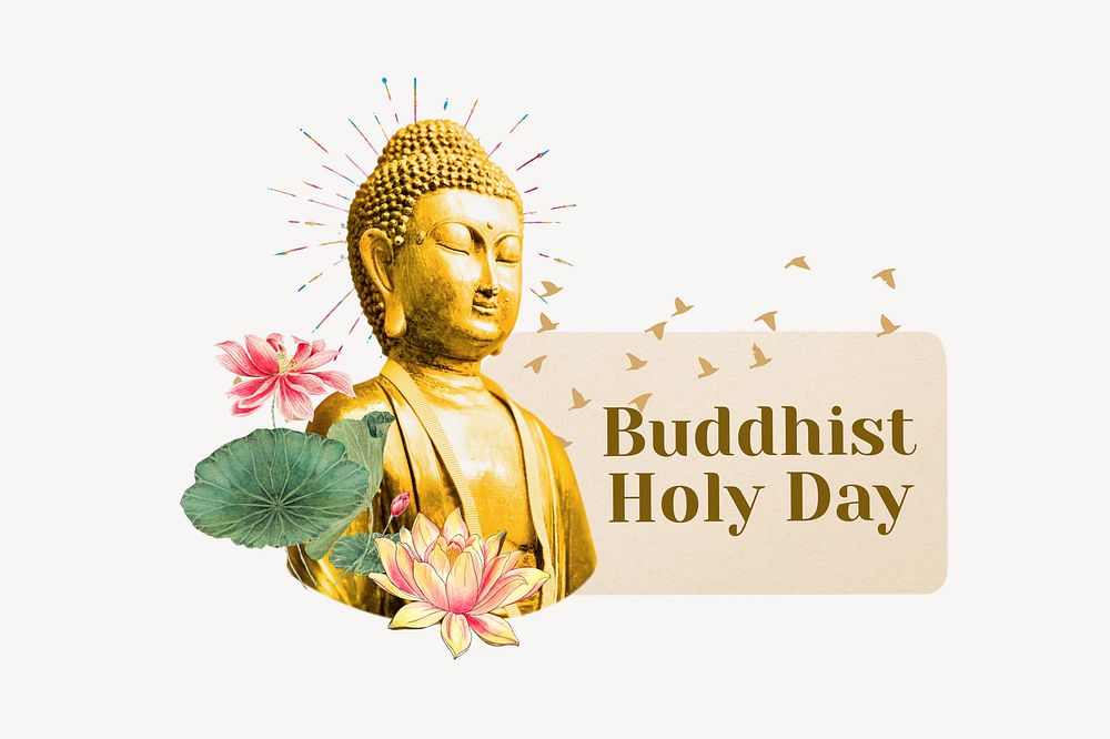Buddhist Holy Day, Buddha statue | Free Photo Illustration - rawpixel