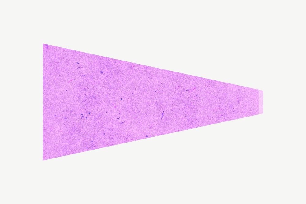 Purple paper shape collage element | Free PSD - rawpixel