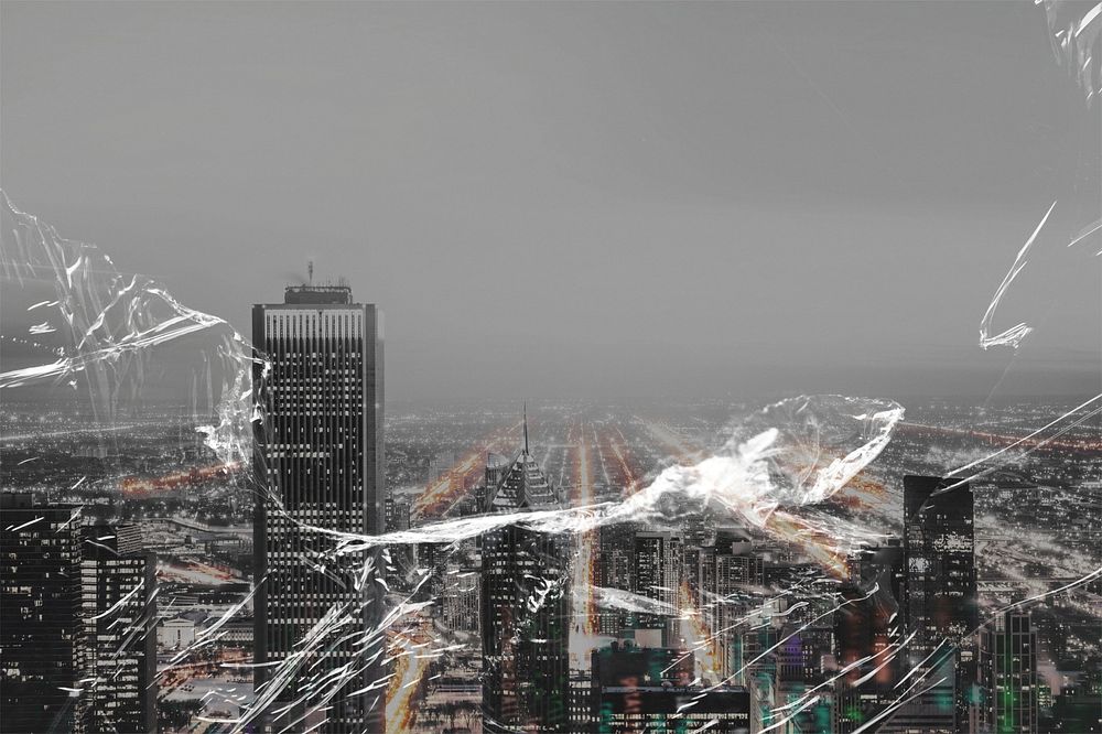 Cityscape photo with plastic effect | Premium Photo - rawpixel