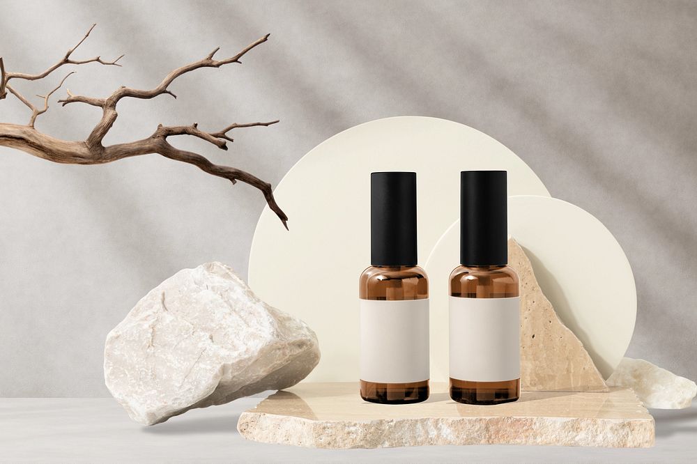 Spray bottle label, beauty product | Free Photo - rawpixel