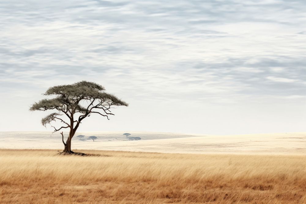 African Savannah landscape outdoors savanna. | Free Photo - rawpixel