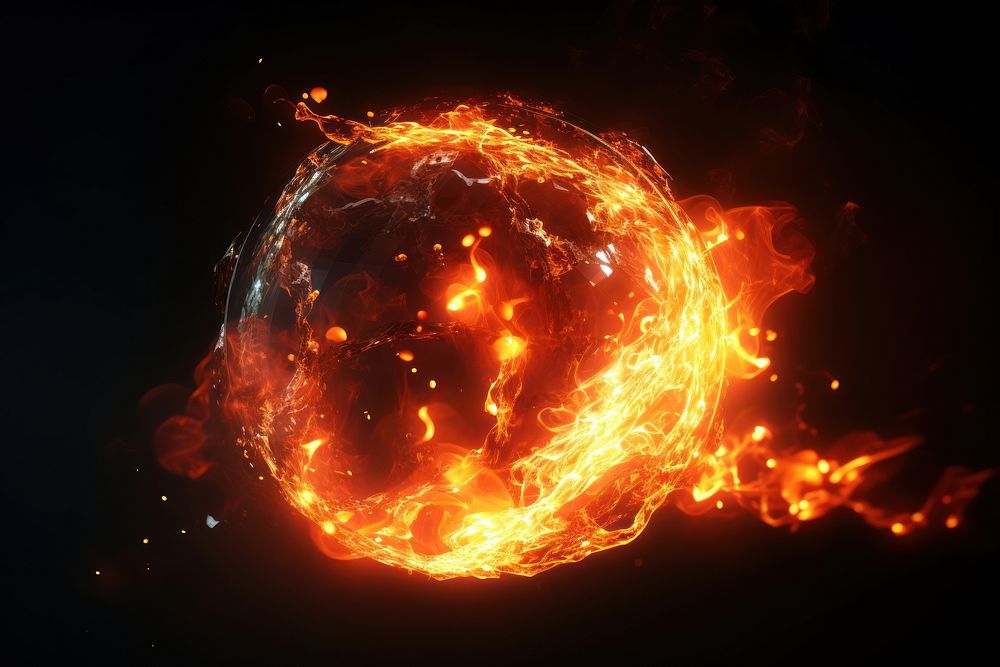 Magic ball fire outdoors bonfire. | Premium Photo - rawpixel
