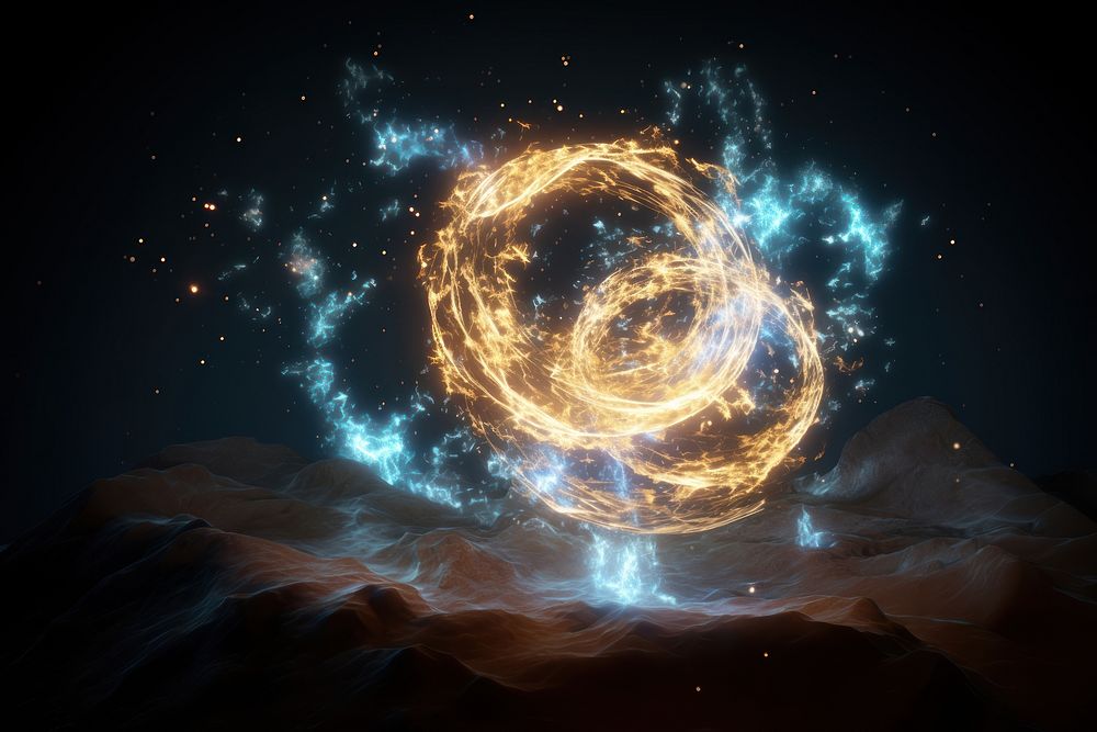 Light particle astronomy nature night. | Free Photo - rawpixel