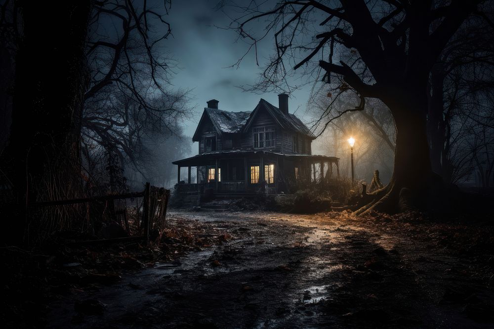 Old house architecture building horror. | Premium Photo - rawpixel
