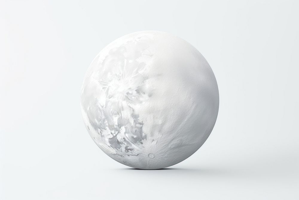 Full moon sphere white monochrome. | Free Photo - rawpixel