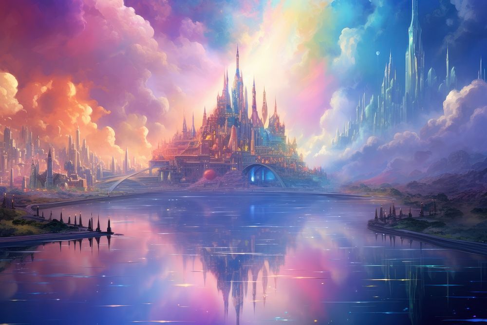 Heaven landscape outdoors nature. AI | Premium Photo - rawpixel