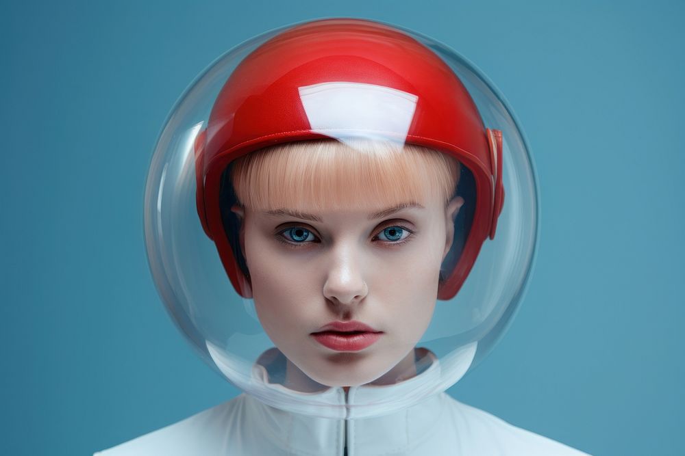 Space woman wearing bubble helmet. | Free Photo - rawpixel