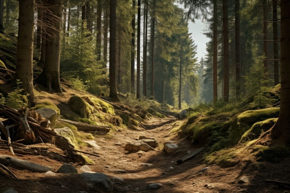 Forest nature wilderness landscape. | Free Photo - rawpixel