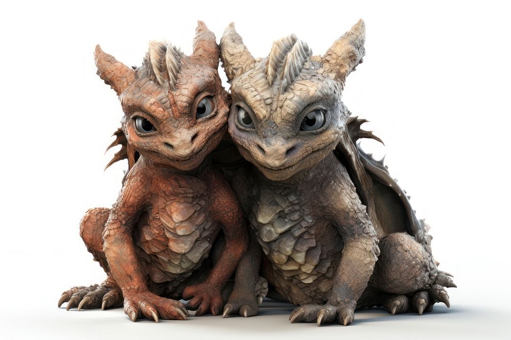 Baby dragons sculpture reptile animal. | Premium Photo - rawpixel
