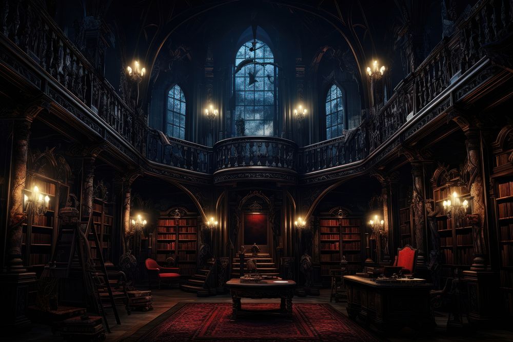 Library architecture publication building. AI | Premium Photo - rawpixel