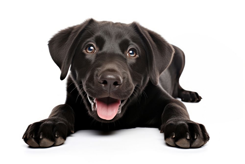 Happy black Labrador Retriever dog. | Premium Photo - rawpixel