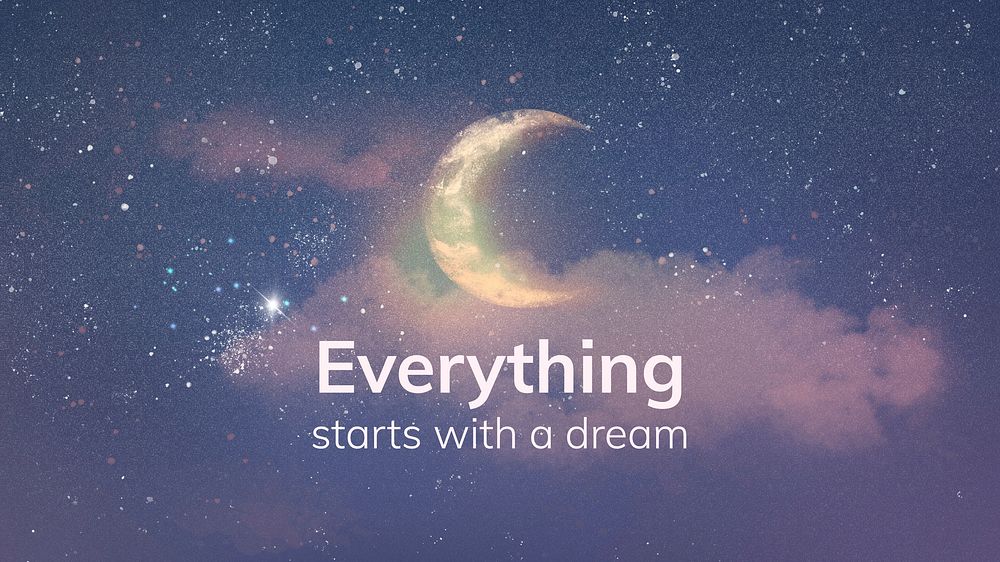 Dream blog banner template | Free Photo - rawpixel